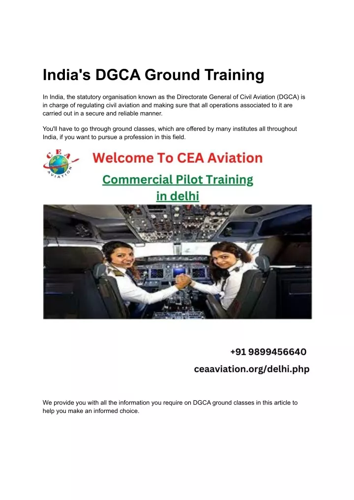 PPT - DGCA Ground Classes in india(delhi) PowerPoint Presentation, free download - ID:11664240