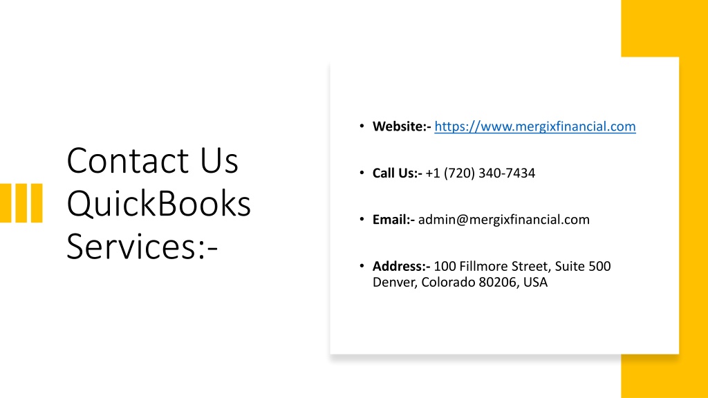 PPT - Get Online QuickBooks Services for Small Businesses PowerPoint ...