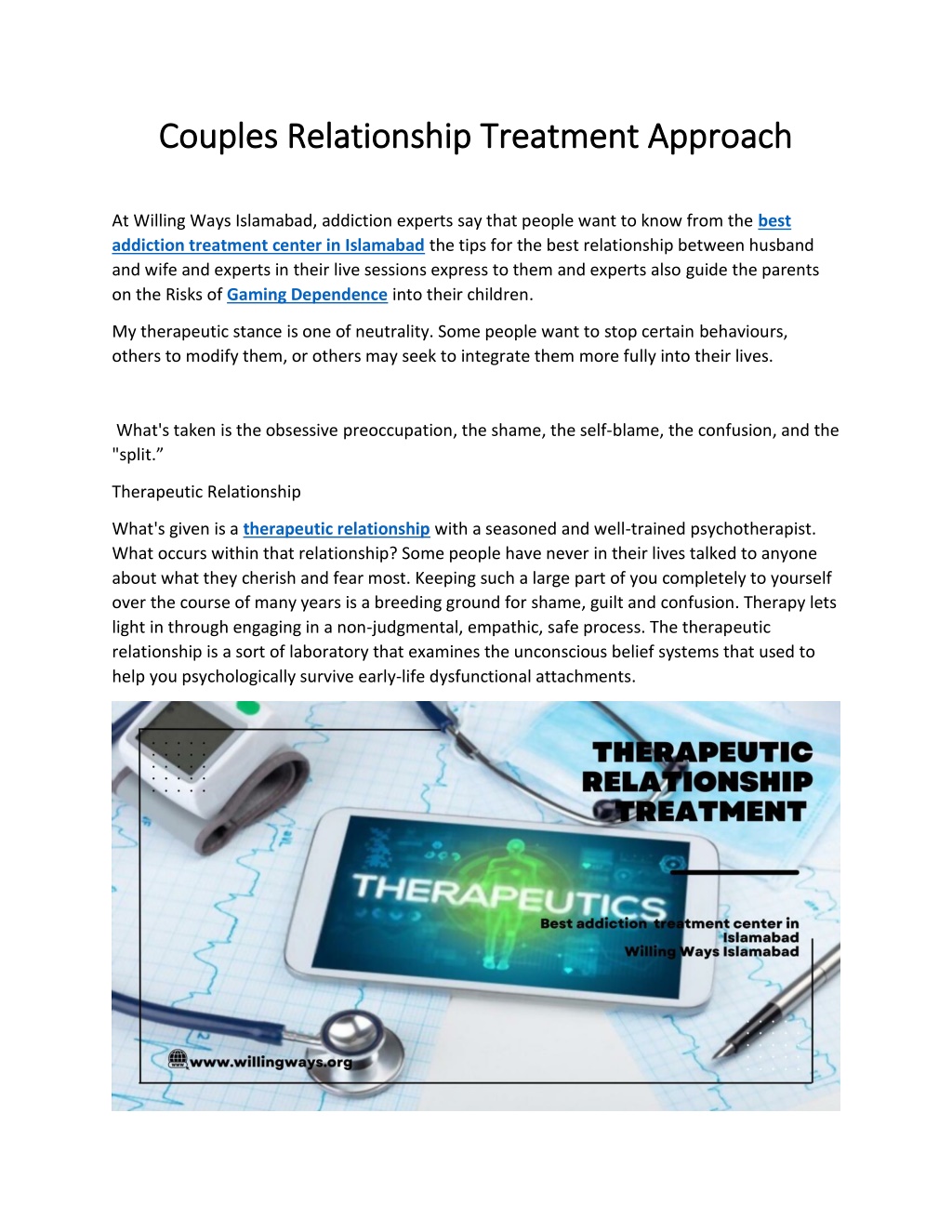 PPT - Therapeutic Relationship Treatment PowerPoint Presentation, free ...