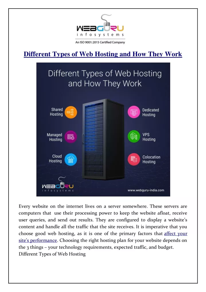 Ppt Different Types Of Web Hosting And How They Work Powerpoint Presentation Id 11666818