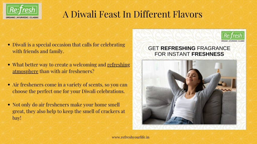 PPT - Celebrate Diwali with The Welcoming and Refreshing Aroma of Air ...