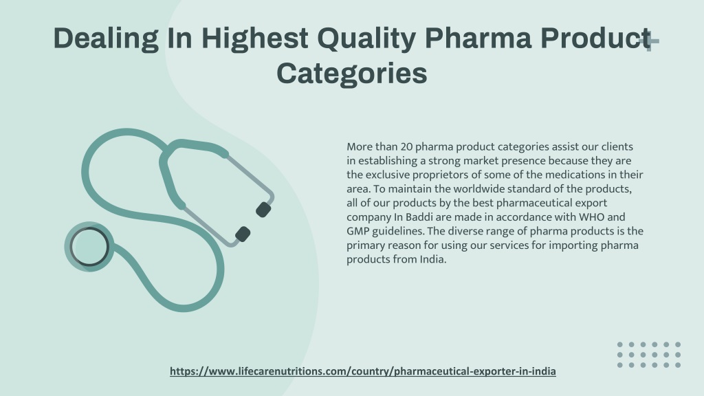 PPT - Top Pharmaceutical Exporter in India PowerPoint Presentation ...
