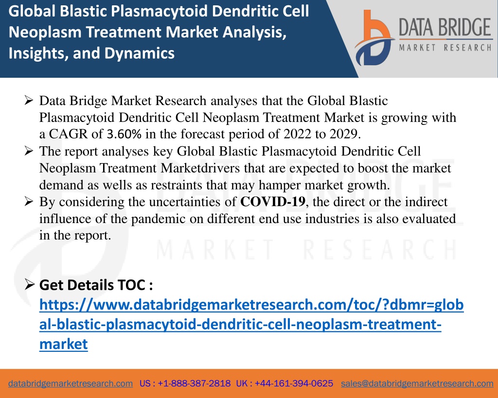 PPT - Blastic Plasmacytoid Dendritic Cell Neoplasm (BPDCN) - Market ...