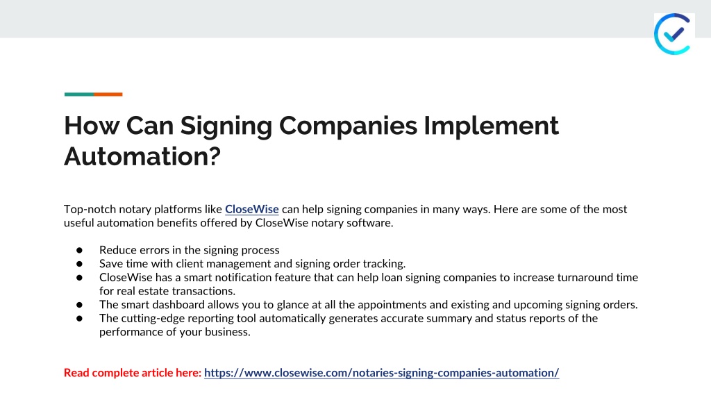 PPT - How Implementing Automation Can Help Notaries_Signing Companies ...