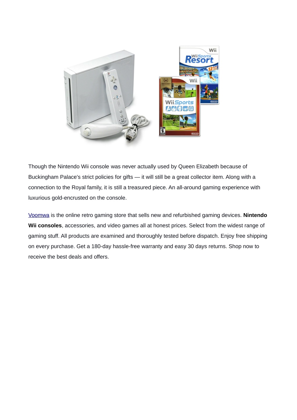 PPT - It's on Auction! Gold Nintendo Wii Console is Ready to be Sold ...