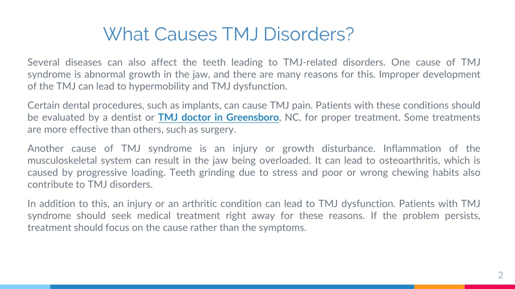 Ppt Tmj Disorder What Is The Best Time To Consult A Specialist