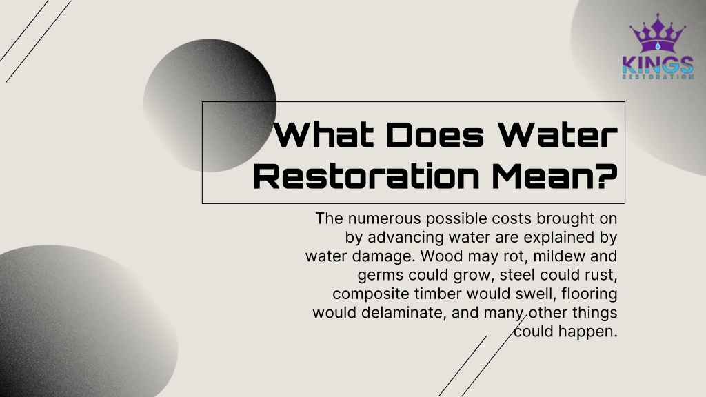 PPT - 10 Benefits of Water Damage Restoration Service PowerPoint ...