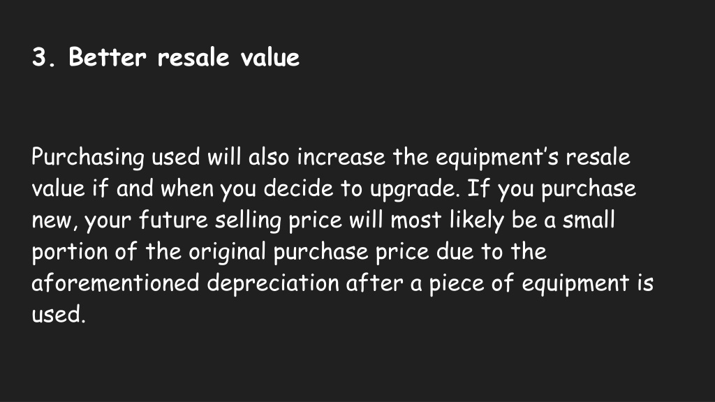 PPT - Benefits of Buying Second Hand Construction Equipment PowerPoint ...