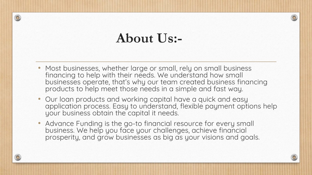 PPT - Best Advance Funding Partners Service Benifits PowerPoint Presentation - ID:11669073