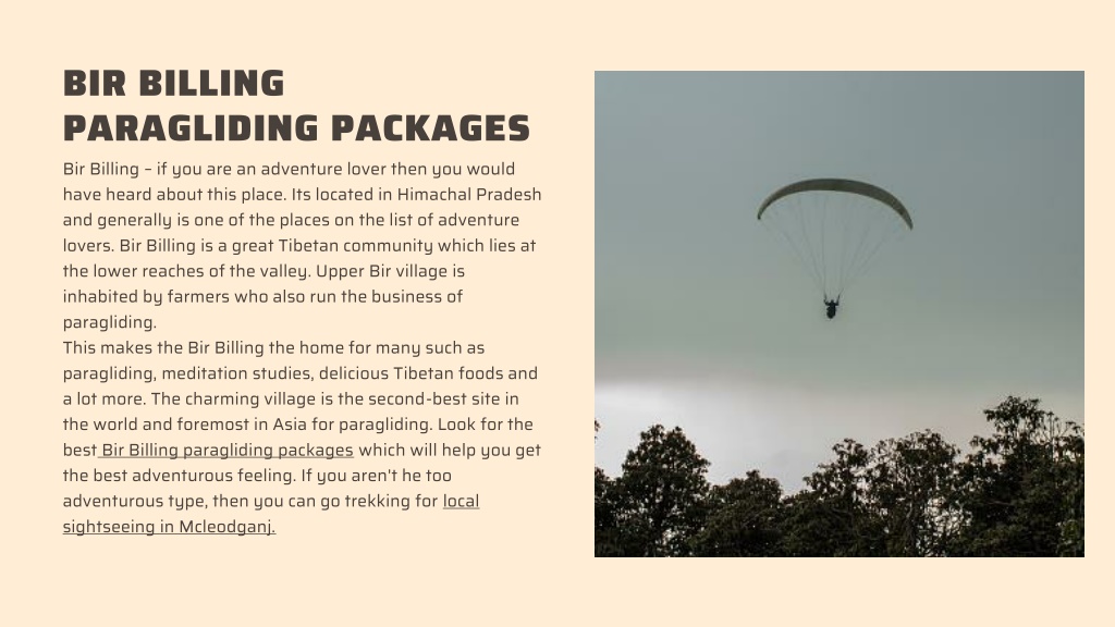 PPT - Enjoy Much More Than A Regular Trip To Mcleodganj With Bir ...
