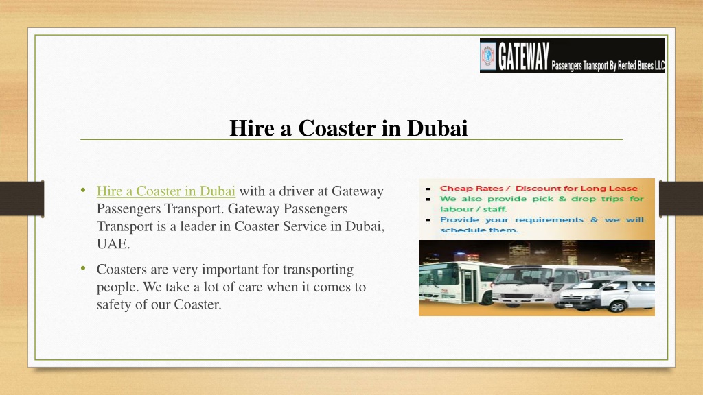 PPT - Gateway Passengers Transport- 15 Seater Hiace Rental Companies in ...