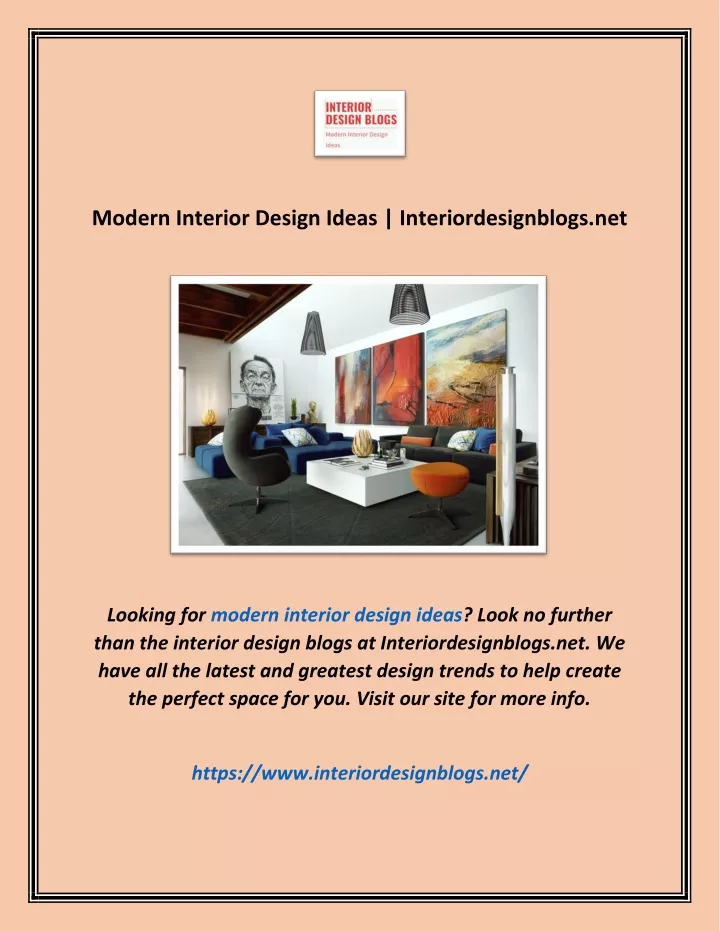 PPT - Modern Interior Design Ideas | Interiordesignblogs.net PowerPoint ...
