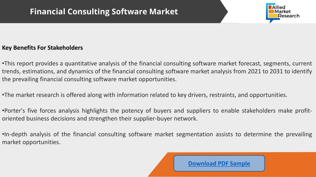 PPT - Financial Consulting Software Market Expected to Reach $14.86 ...