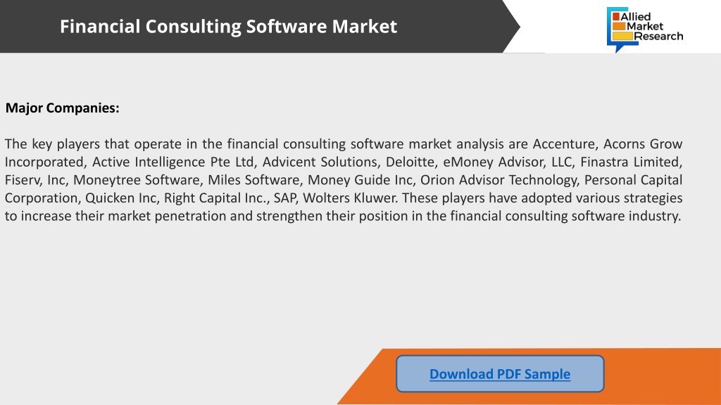PPT - Financial Consulting Software Market Expected to Reach $14.86 ...