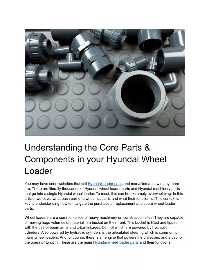 PPT - Understanding the Core Parts & Components in your Hyundai Wheel ...
