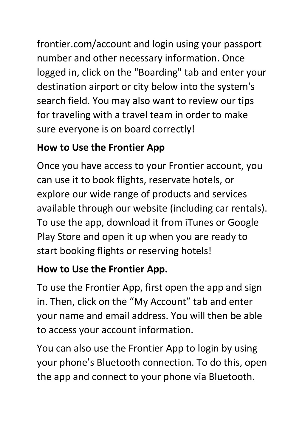 PPT - How to do Frontier check in PowerPoint Presentation, free ...