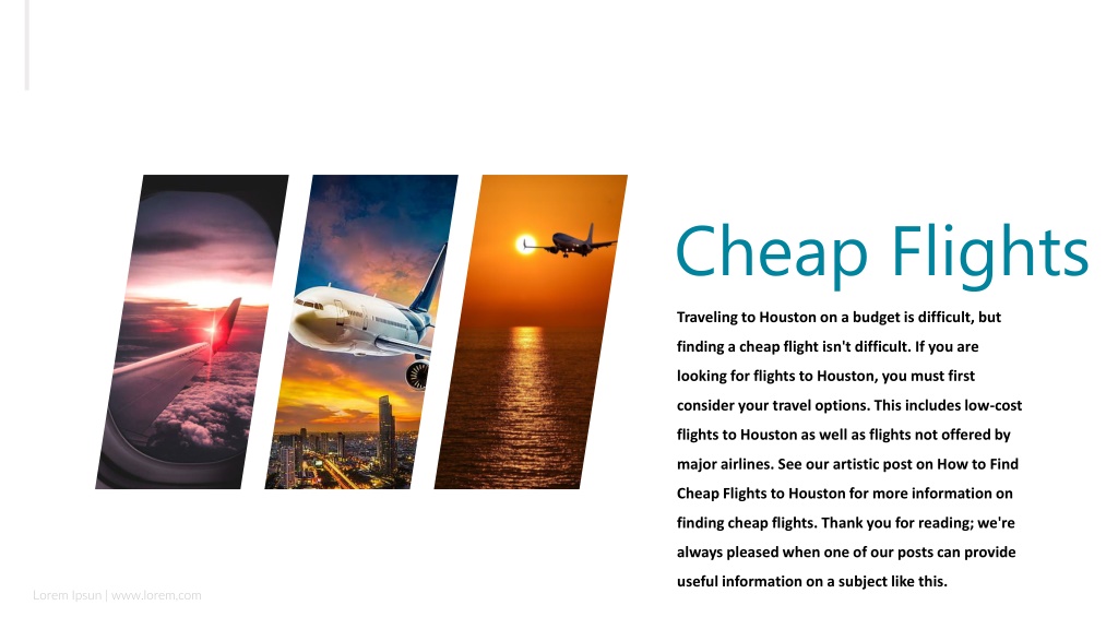 PPT - Cheap Flights To Houston PowerPoint Presentation, free download ...