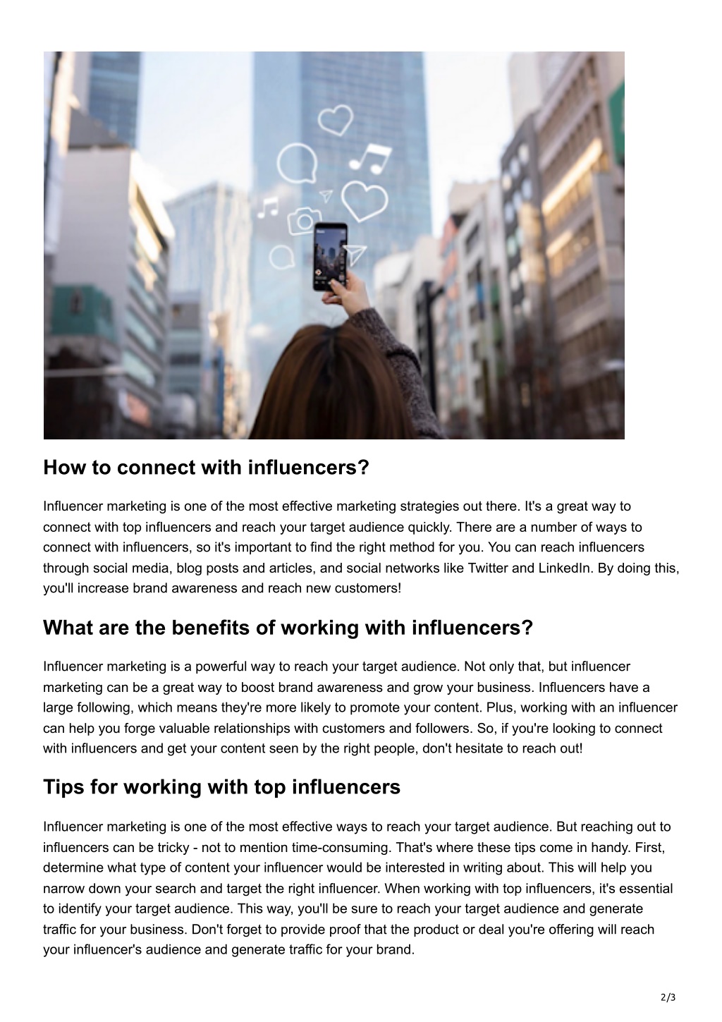 PPT - How to connect with top influencers to reach your target audience ...