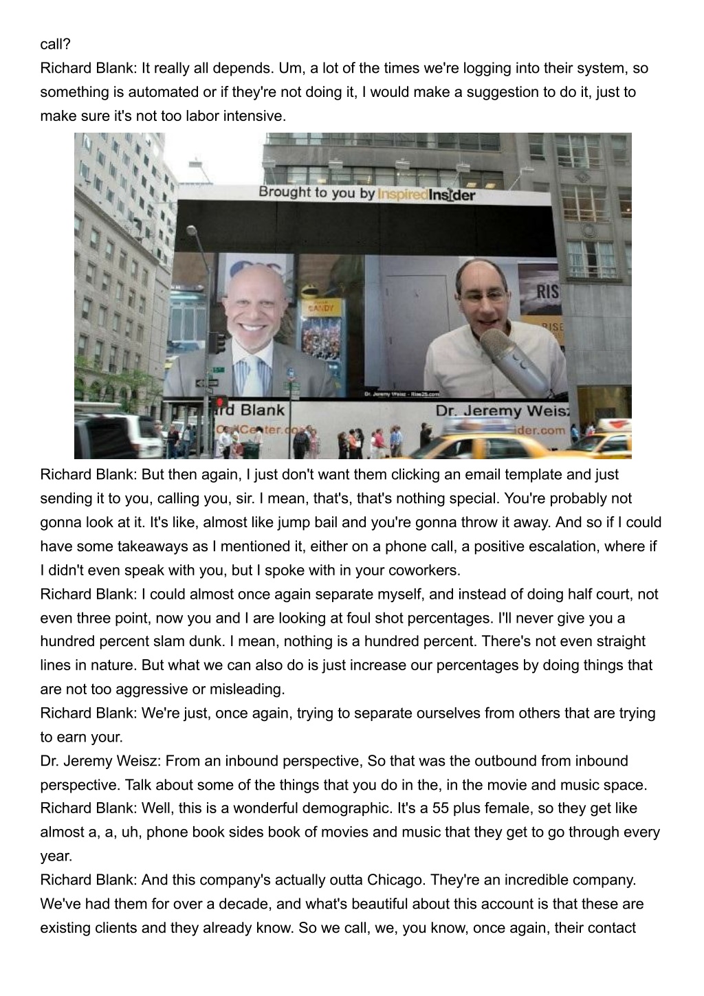 PPT - INspired INsider Podcast guest Richard Blank Costa Rica's Call ...
