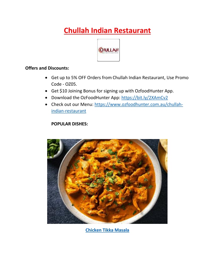 PPT - Upto 10% offer order now - Chullah Indian Restaurant PowerPoint Presentation - ID:11678202