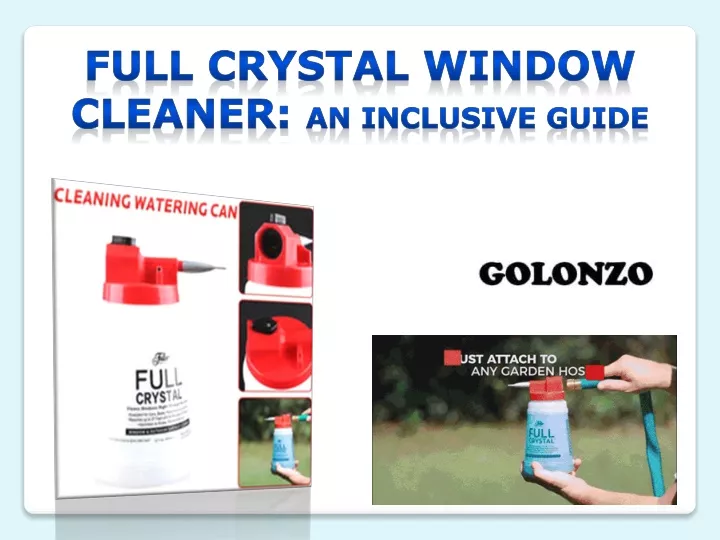 PPT - Full Crystal Window Cleaner: An Inclusive Guide PowerPoint ...