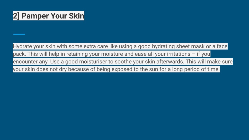 PPT - Your Ultimate Guide For Pre And Post Holi Skin Care Tips ...