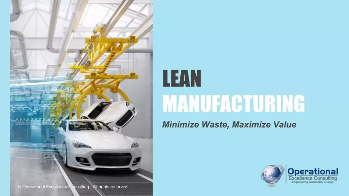PPT - Lean Manufacturing PowerPoint Presentation, free download - ID ...