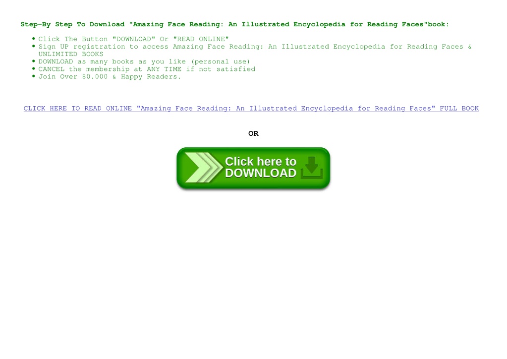 PPT - {EBOOK} Amazing Face Reading An Illustrated Encyclopedia for ...