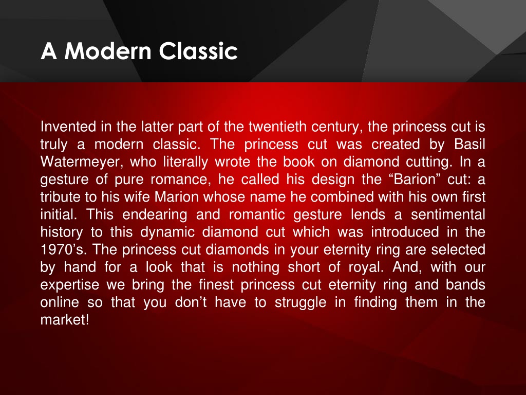 PPT - Shop Princess Cut Diamond Eternity Ring Online - www.eternityus ...