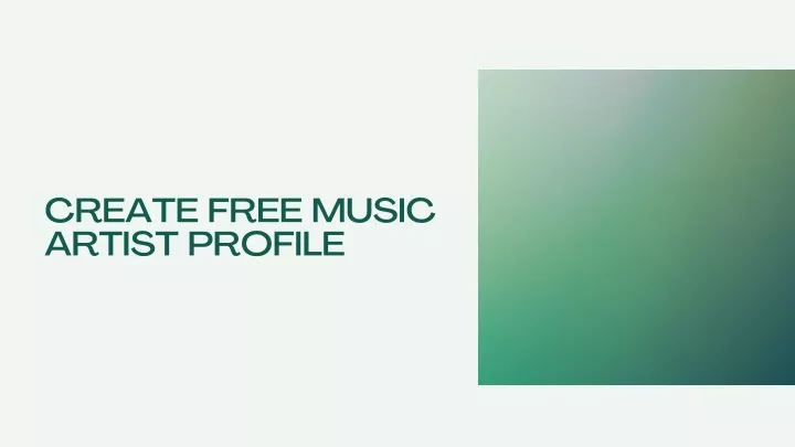 PPT - Create Free Music Artist Profile By Hyper Harmony - PPT ...