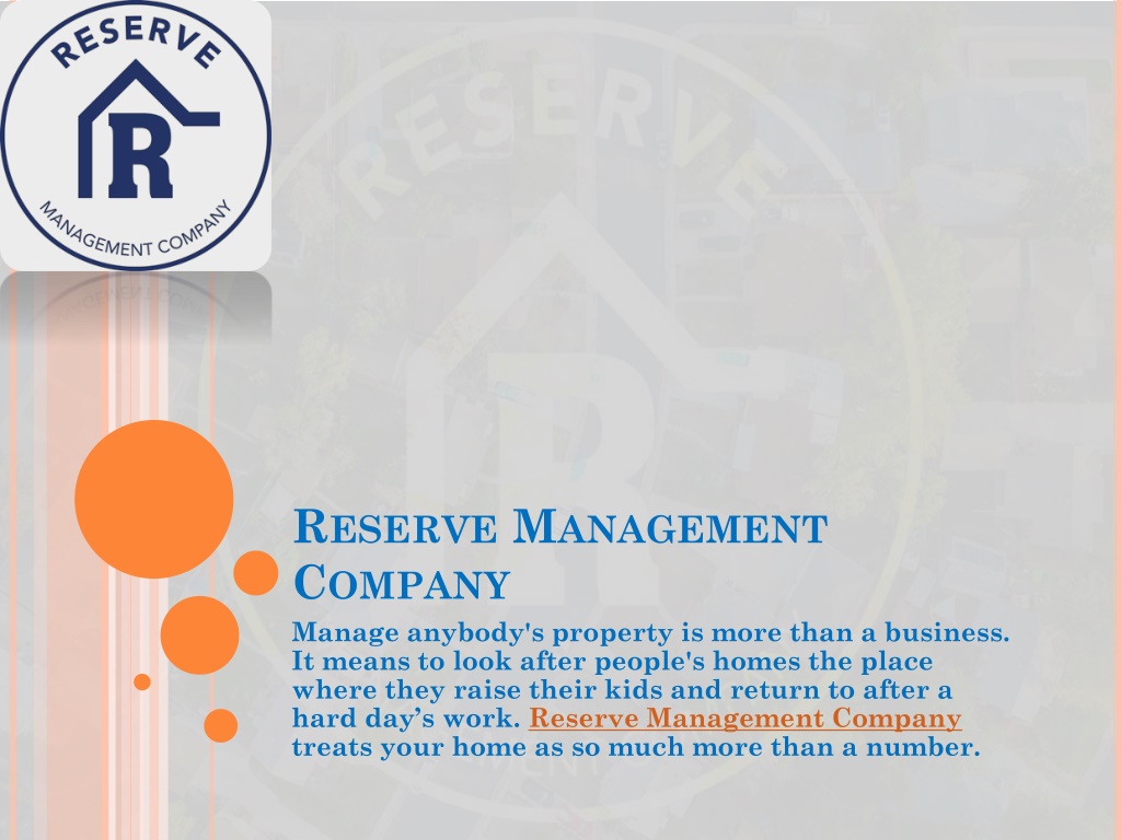 PPT - Reserve Management Company PowerPoint Presentation, free download ...