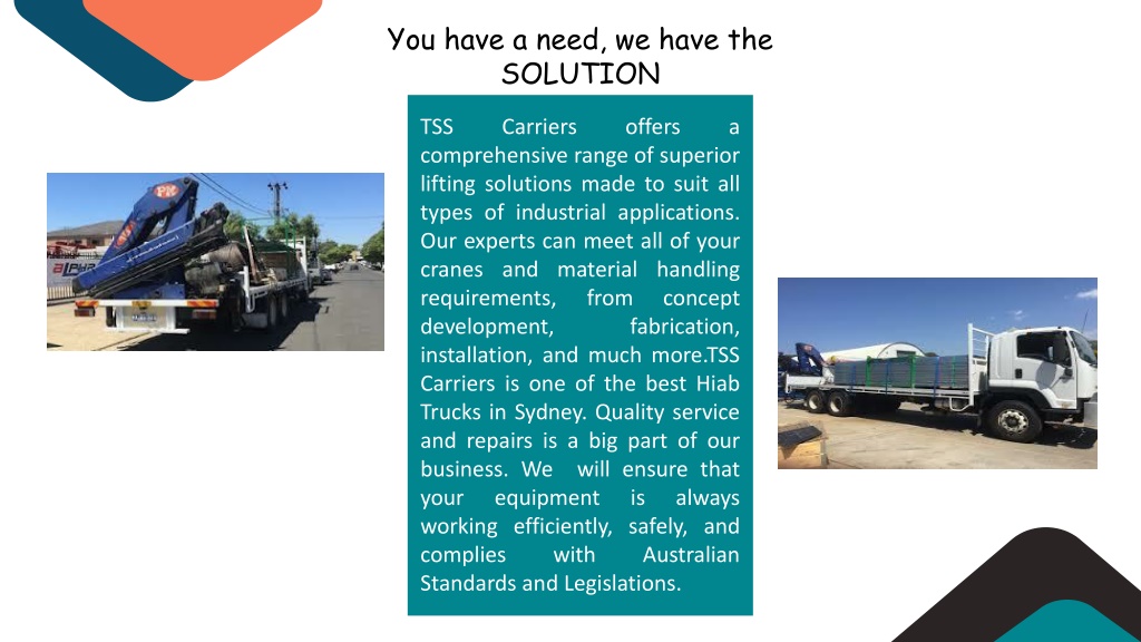 PPT - Hiab Truck Mounted Crane - TSS CARRIERS PowerPoint Presentation ...