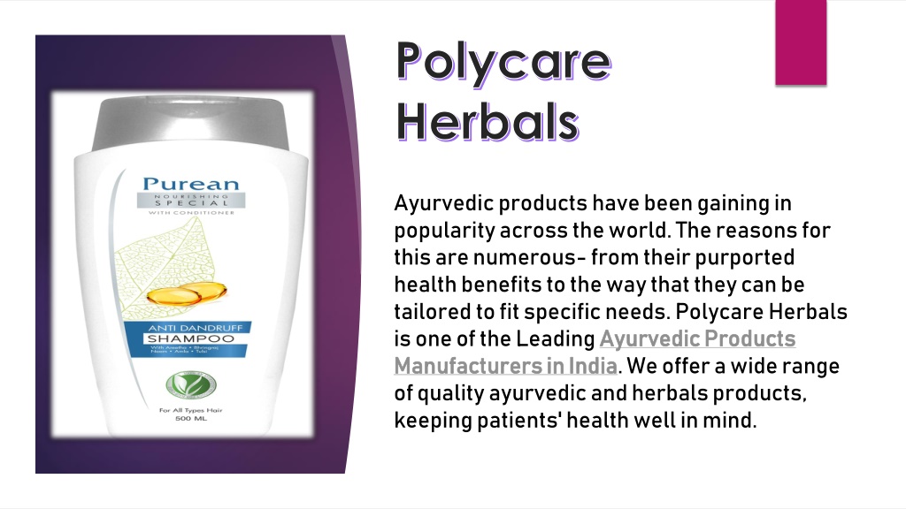 PPT - Ayurvedic Products Manufacturers in India PowerPoint Presentation ...