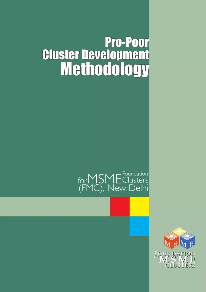 PPT - Pro Poor Cluster Development Methodology PowerPoint Presentation ...