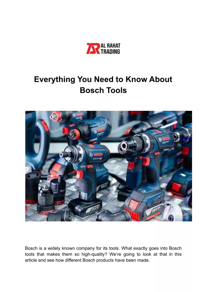PPT - Everything You Need to Know About Bosch Tools PowerPoint ...
