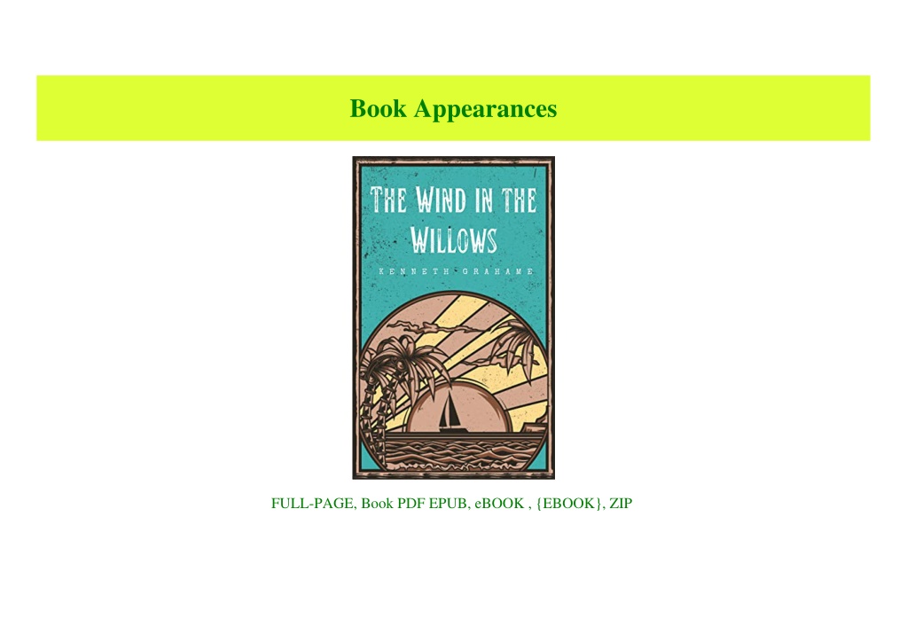 PPT - Pdf free^^ The Wind in the Willows Free Download PowerPoint ...