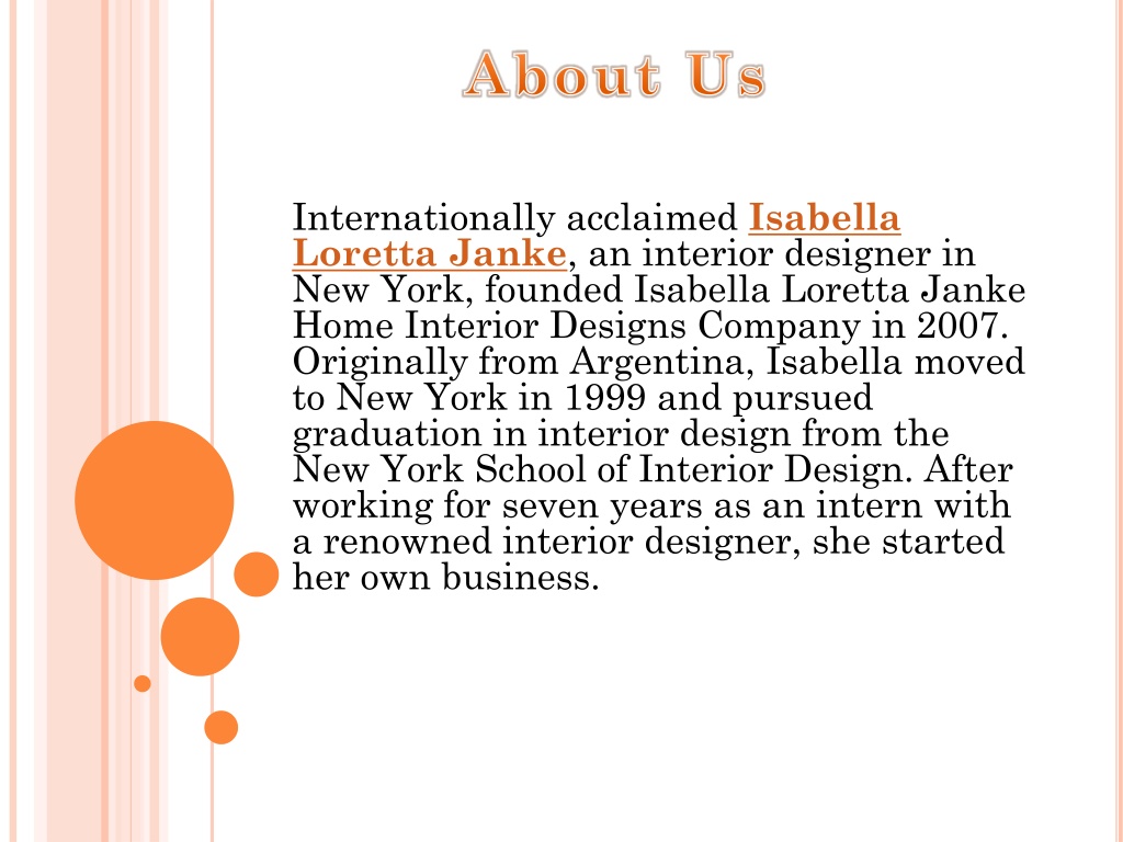 PPT - Isabella Loretta Janke - An Interior Designer PowerPoint ...