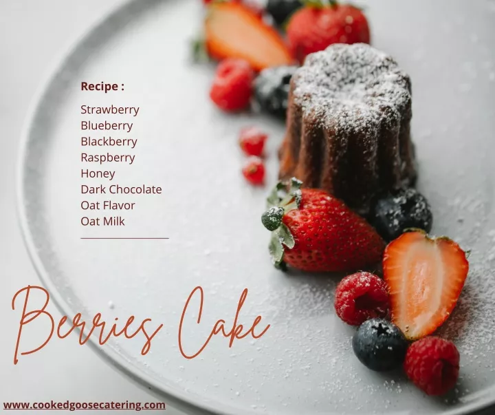 PPT - White Red Simple Dessert Menu Recipe - Cooked Goose Catering ...