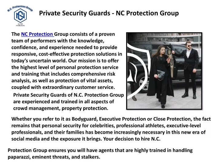 PPT - Deployable Security - NC Protection - Private Security Guards Charlotte PowerPoint ...