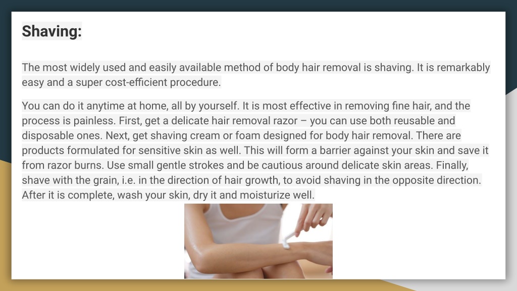 PPT - Ultimate Guide To Body Hair Removal PowerPoint Presentation, free ...