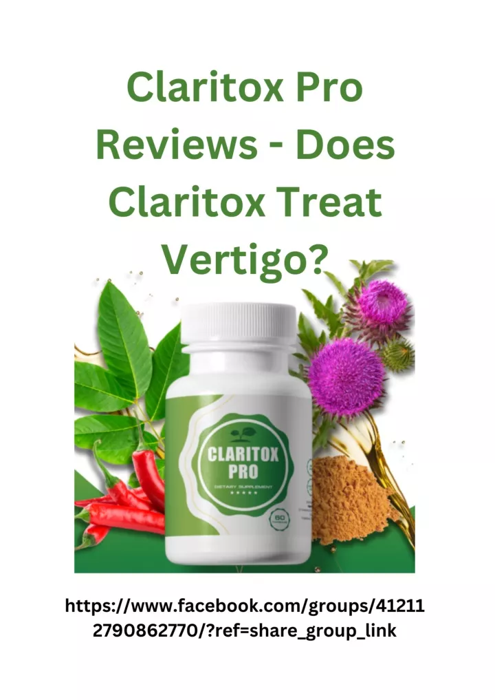 PPT - Claritox Pro Reviews - Does Claritox Treat Vertigo_ PowerPoint ...