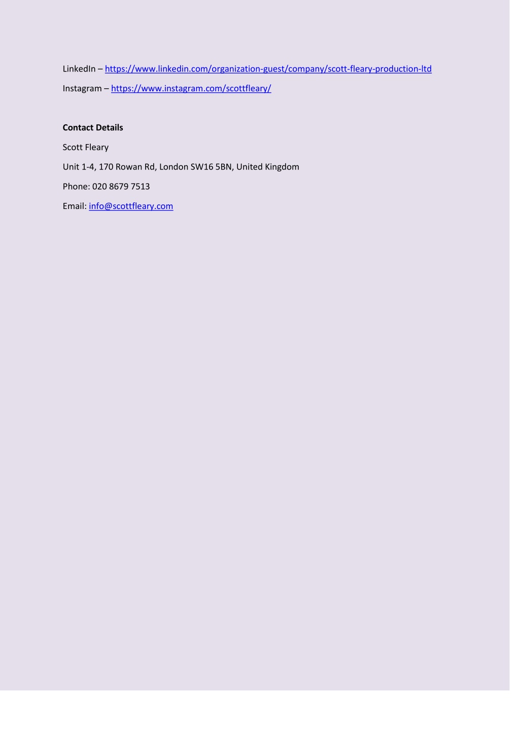 PPT - Scott Fleary Offers Specialised Engineering Solutions for Theatre ...