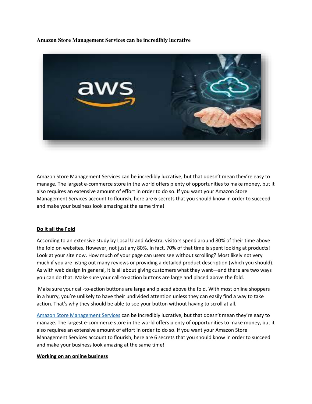 PPT - Amazon Store Management Services can be incredibly lucrative ...