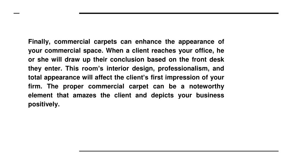 PPT - WHY BUSINESS OWNERS GO FOR COMMERCIAL CARPETS CANBERRA (3 ...