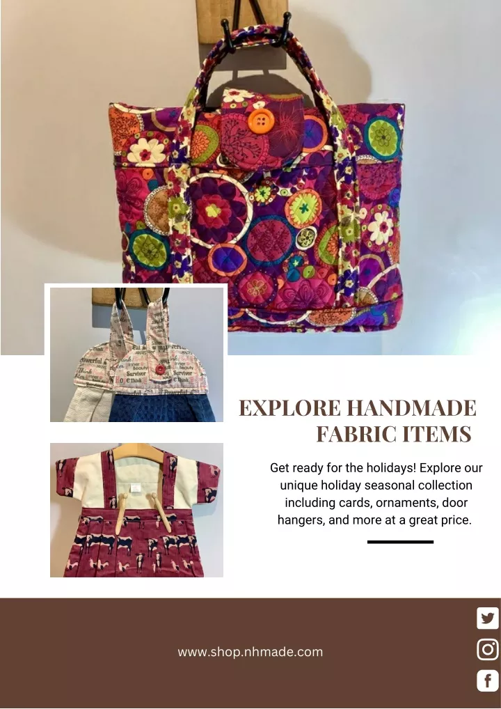 PPT - Explore Handmade Fabric Items Collection - NHMade PowerPoint Presentation - ID:11699640