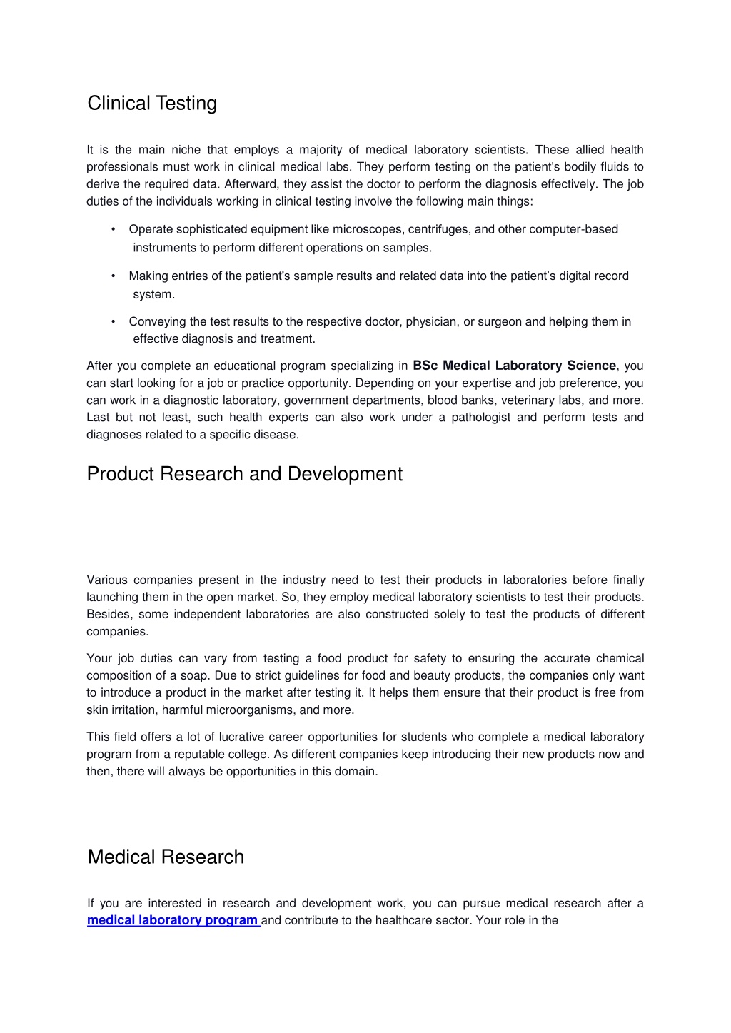 PPT - Explore-The-Best-Career-Opportunities-in-Medical-Laboratory-Science PowerPoint ...