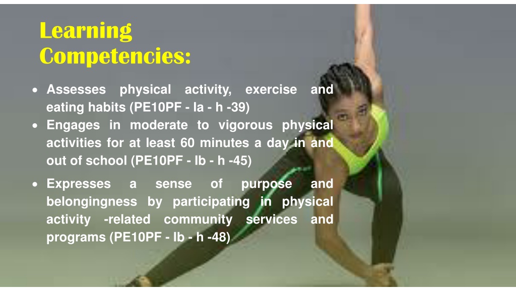 PPT - Q1-PE 10-WK1-LIFESTYLE and weight management PowerPoint ...