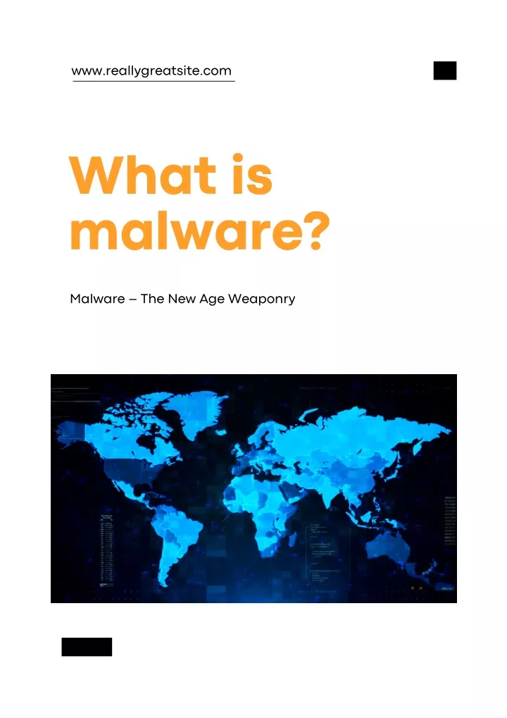 PPT - What is Malware? Various Types of Malware Threats. PowerPoint ...