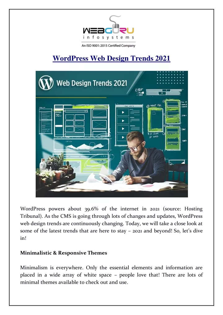 PPT - WordPress Web Design Trends 2021 PowerPoint Presentation, free ...