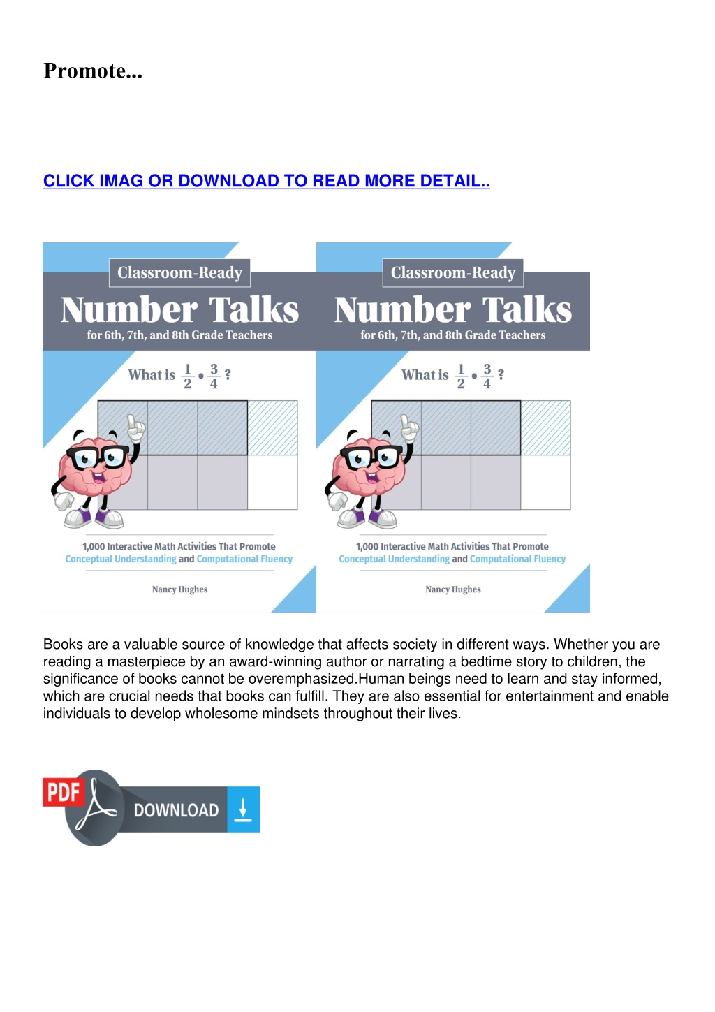 PPT - Classroom Ready Number Talks for Sixth Seventh and Eighth Grade ...